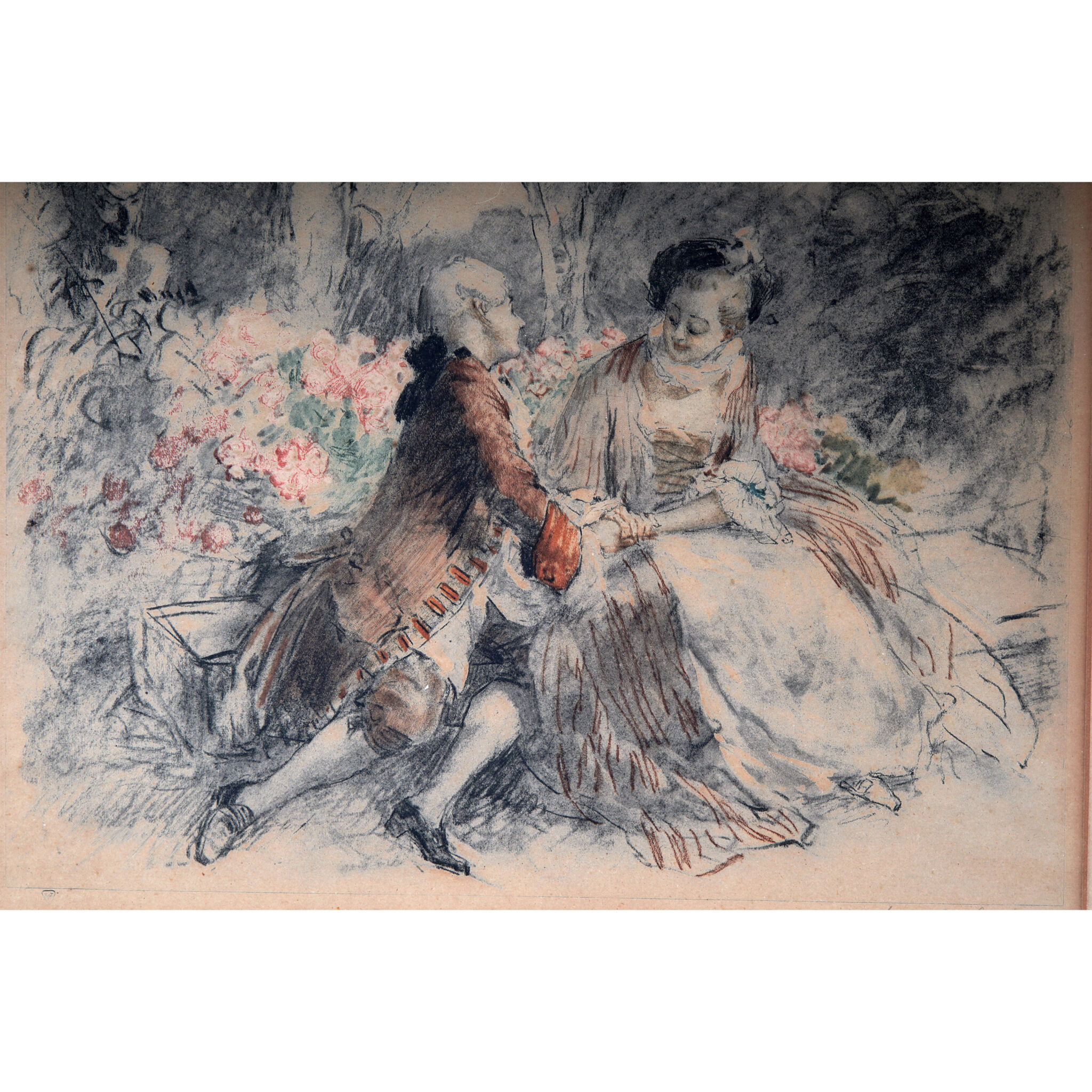 Vintage Pair Of Aquatint Antoine Calbet Framed Artwork | Notable Auctions
