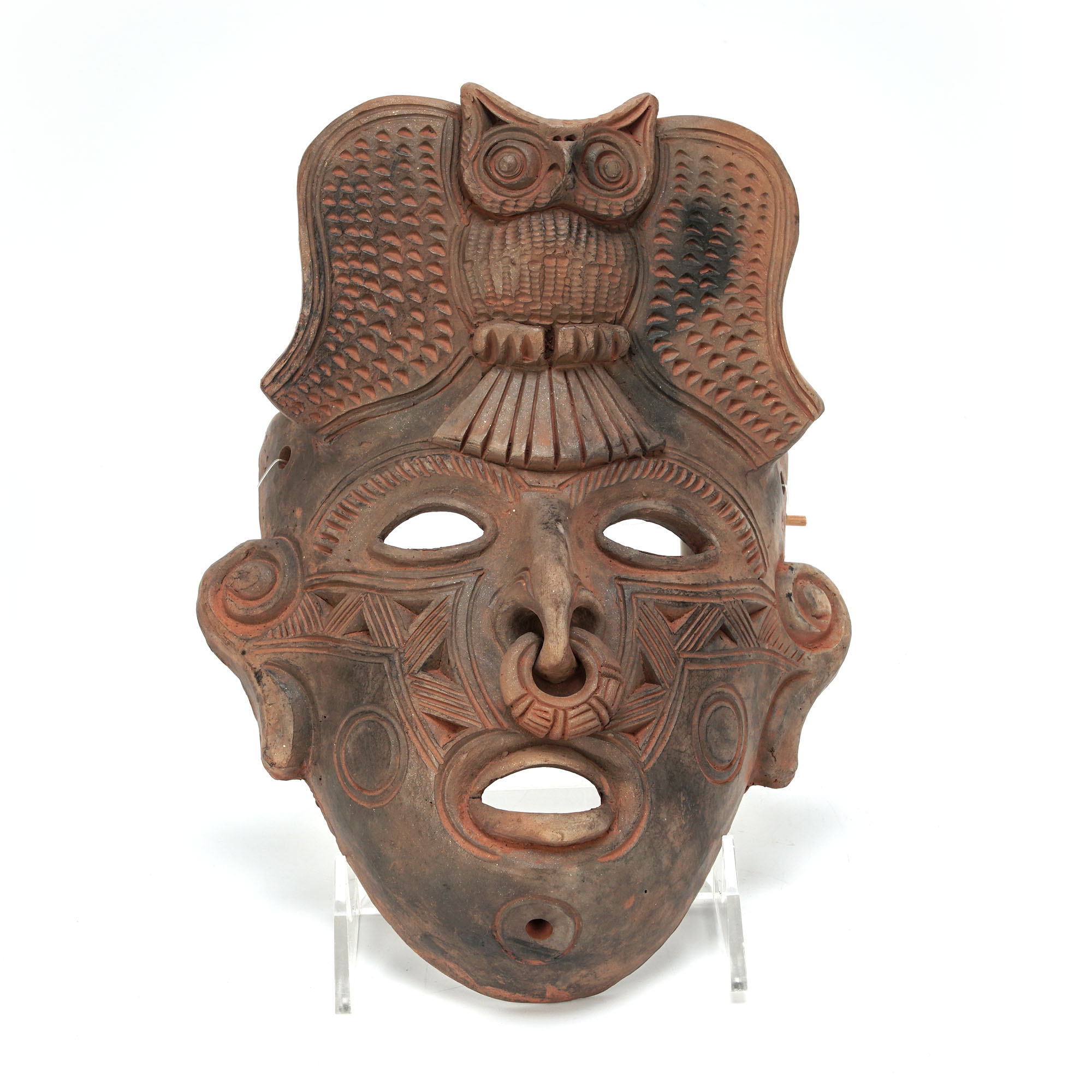 Rare Vintage Tribal Clay Mask | Notable Auctions