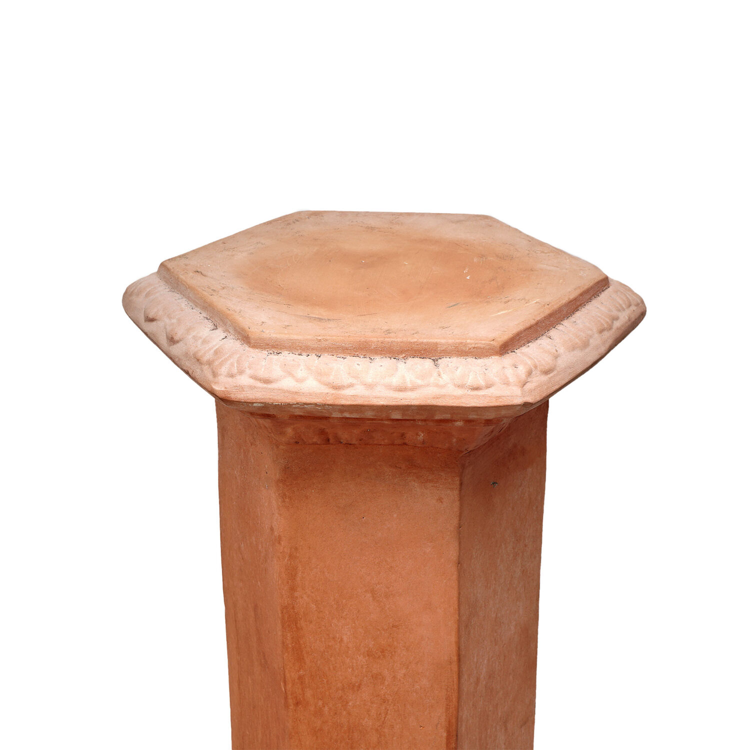 Elegant Octagonal Terracotta Column Pedestal | Notable Auctions